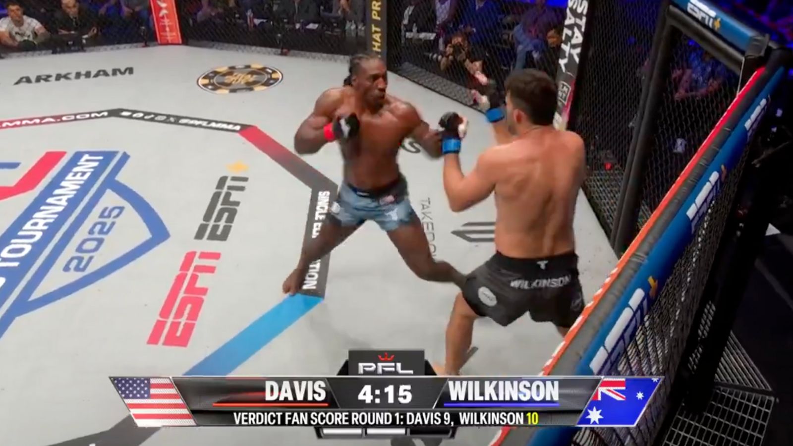 Phil Davis Returns After Two-Year Hiatus, Scores TKO Over Rob Wilkinson at PFL 4