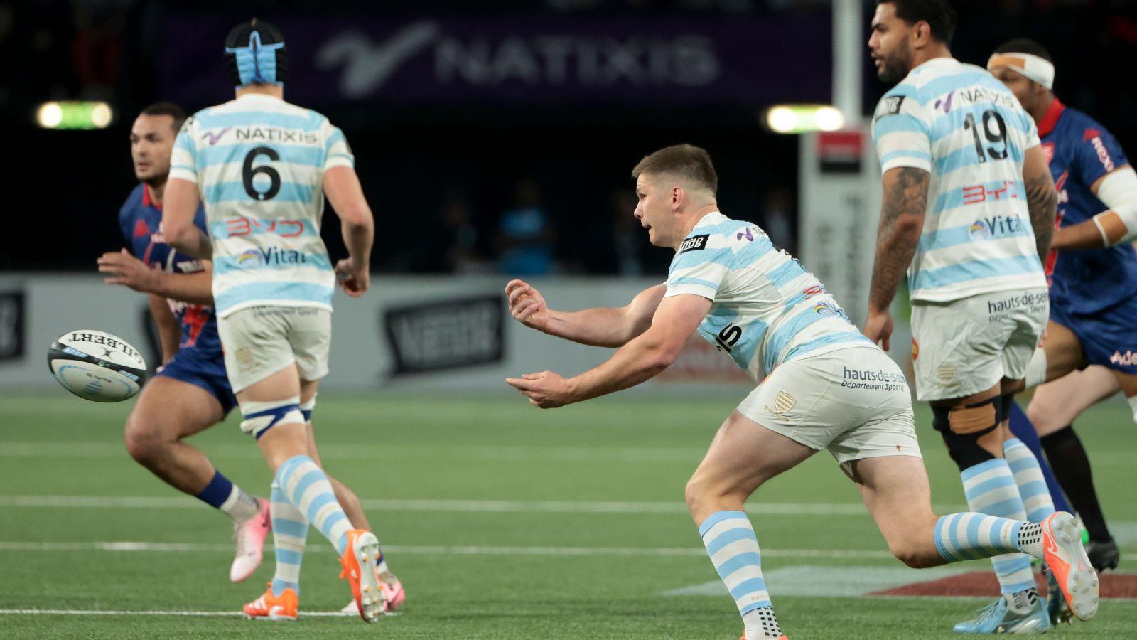 Lyon v Racing 92 teams: Owen Farrell handed captain’s armband for ...
