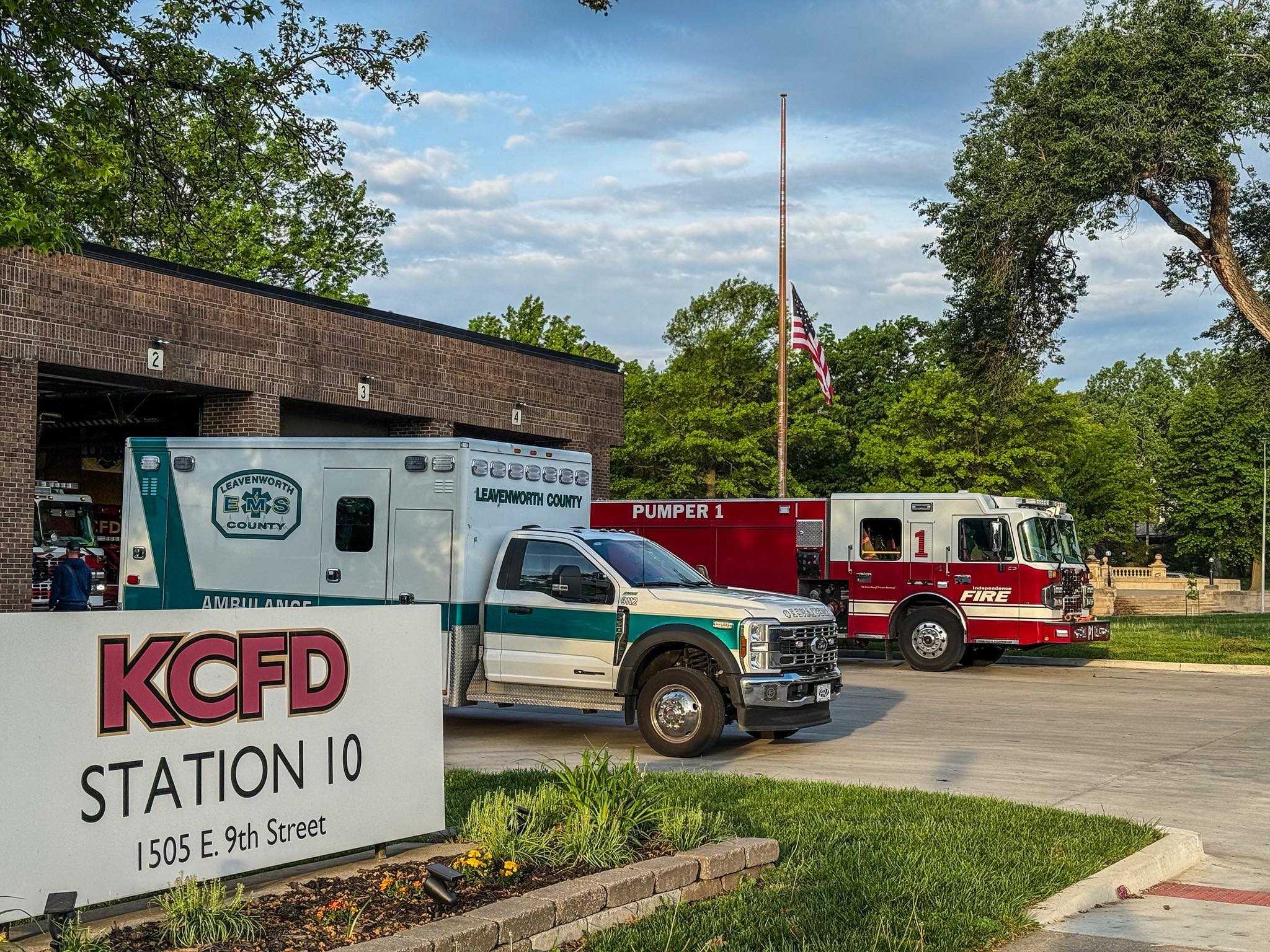 KCFD fire station says 'thank you' to area agencies for coverage ...