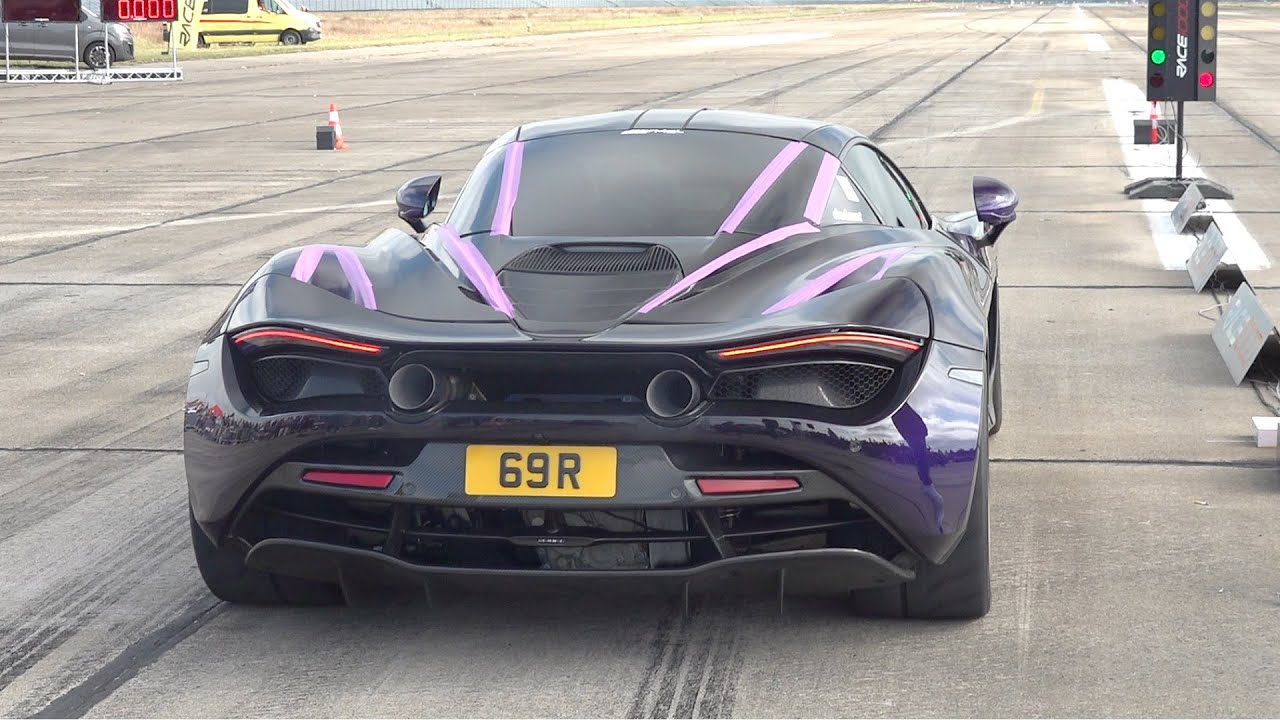1100HP McLaren 720S Infinit – Startup, Drag Race & 1/2 Mile Top Speed Run!