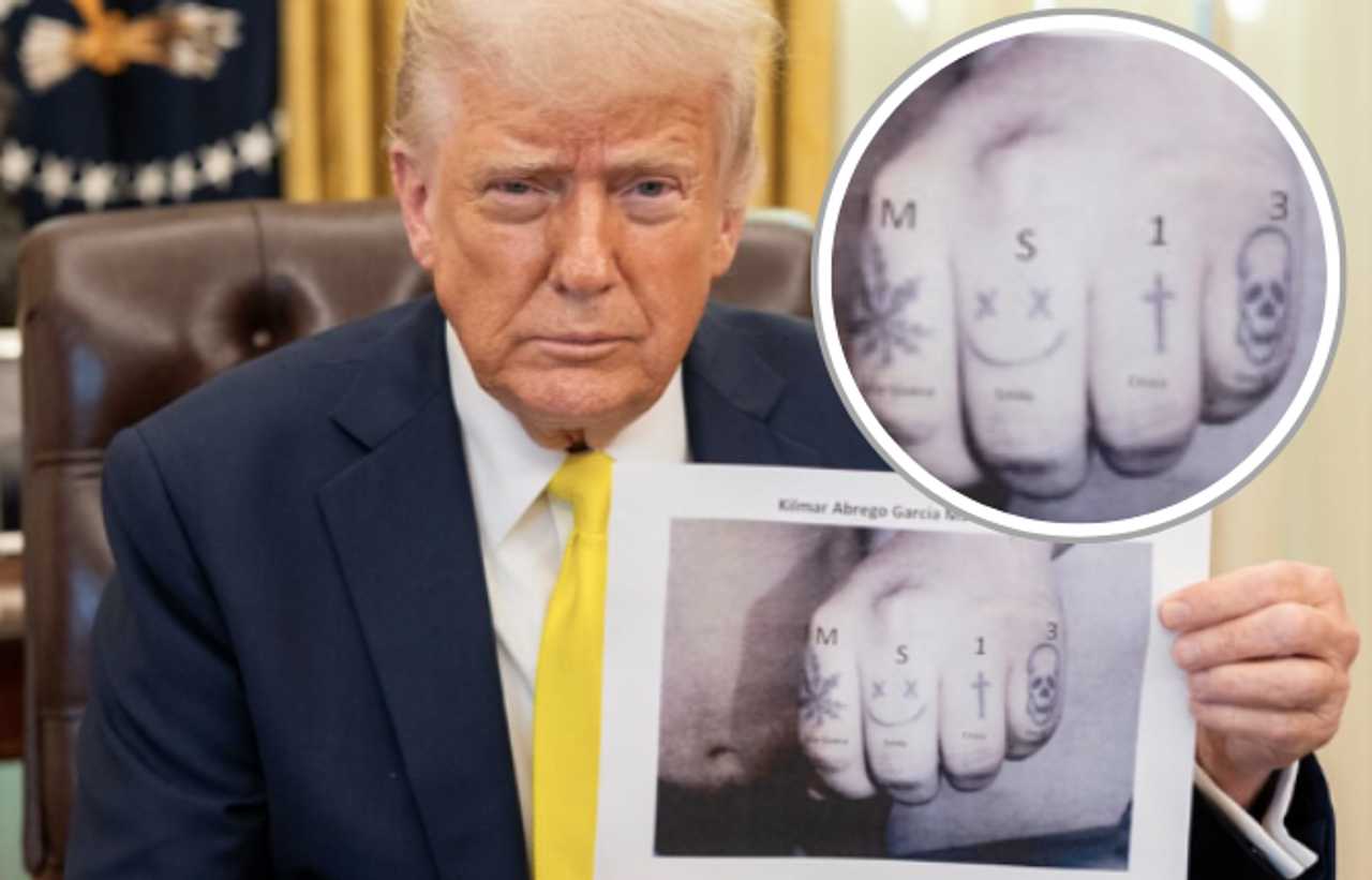 Trump Doubles Down On MS-13 Tattoo Claims In Fiery Exchange With ...