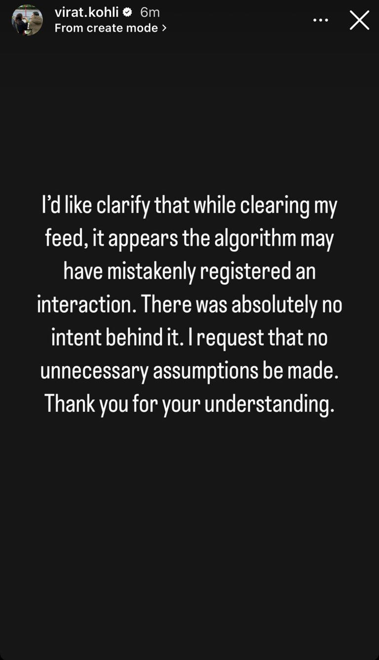 Virat Kohli issues statement after wild speculations on 'mistaken ...