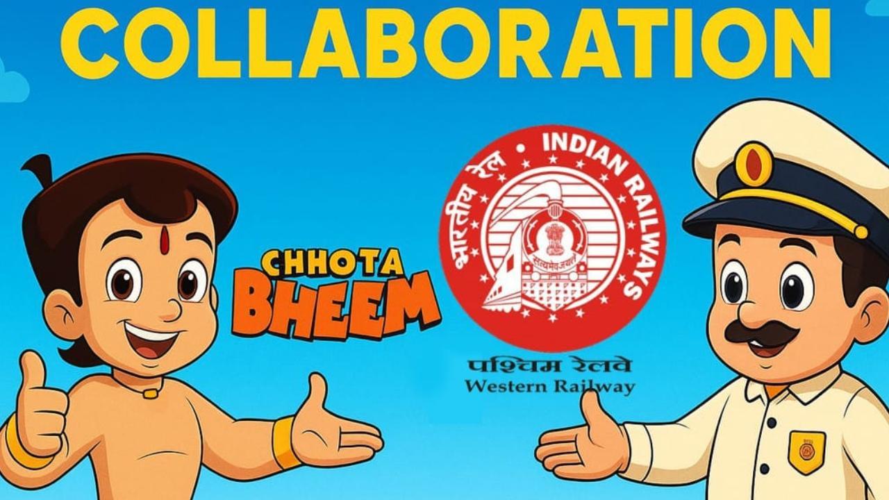WAVES 2025: Chhota Bheem teams up with Western Railway for public safety
