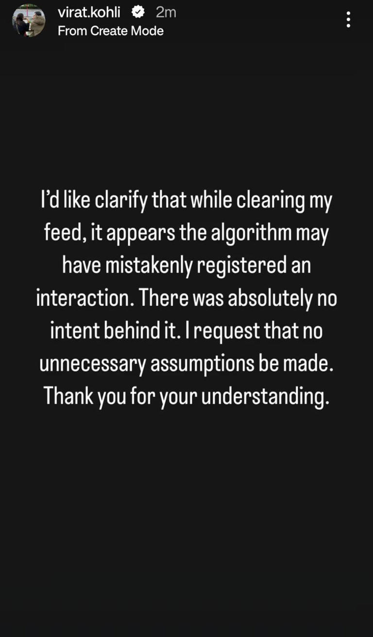 Virat Kohli clarifies after liking actress's photo on Instagram, blames ...