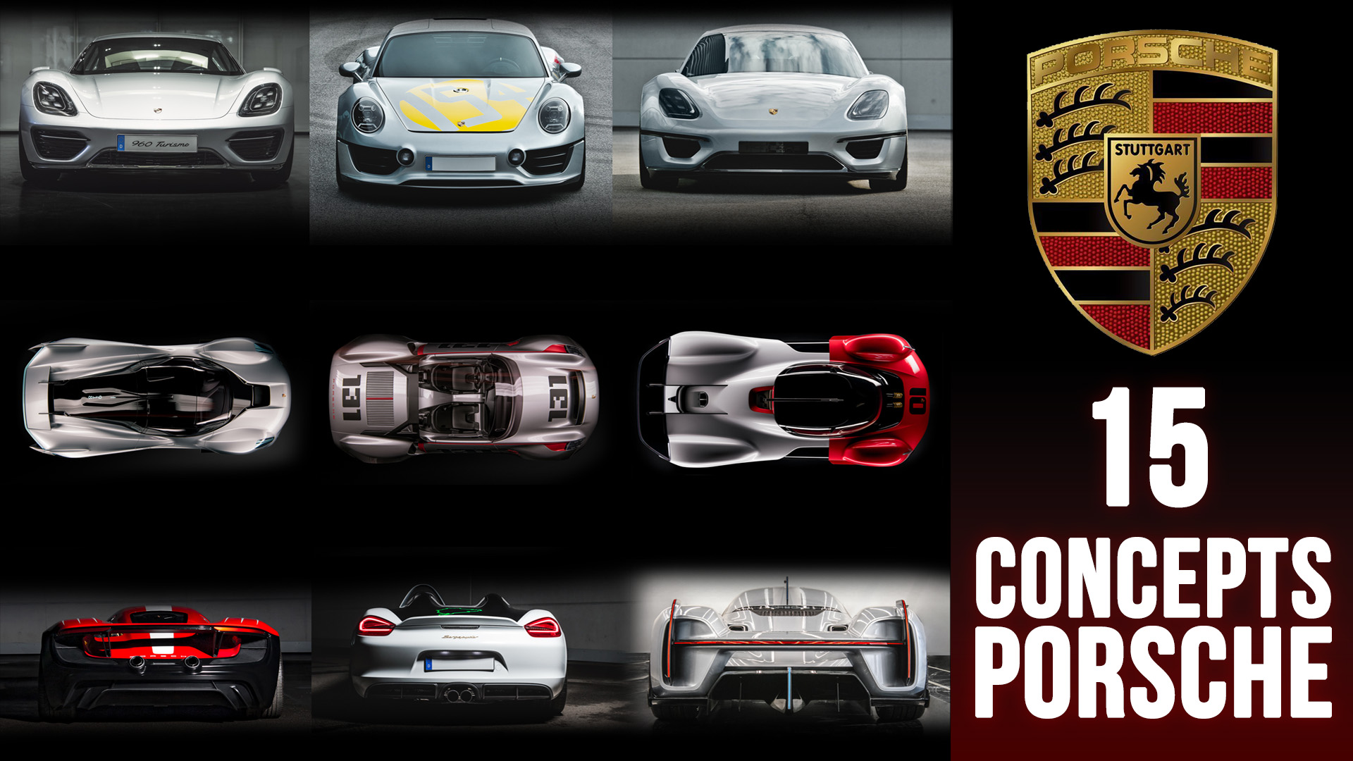 “Porsche Unseen”, les 15 concept-cars inédits