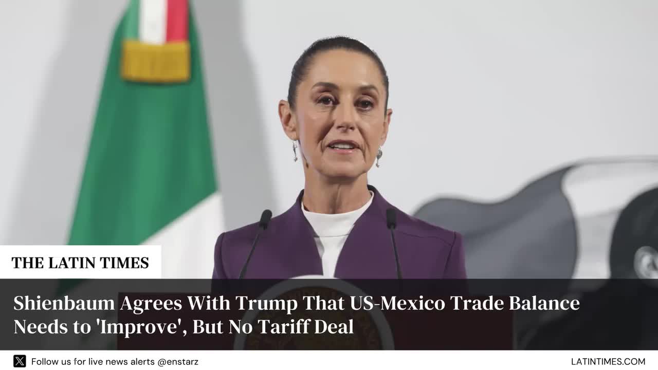 Shienbaum Agrees With Trump That US-Mexico Trade Balance Needs to ...