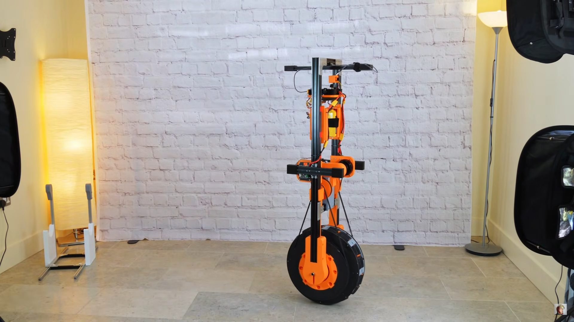 James Bruton's Self-Balancing Unicycle Defies Conventional Wheel Design