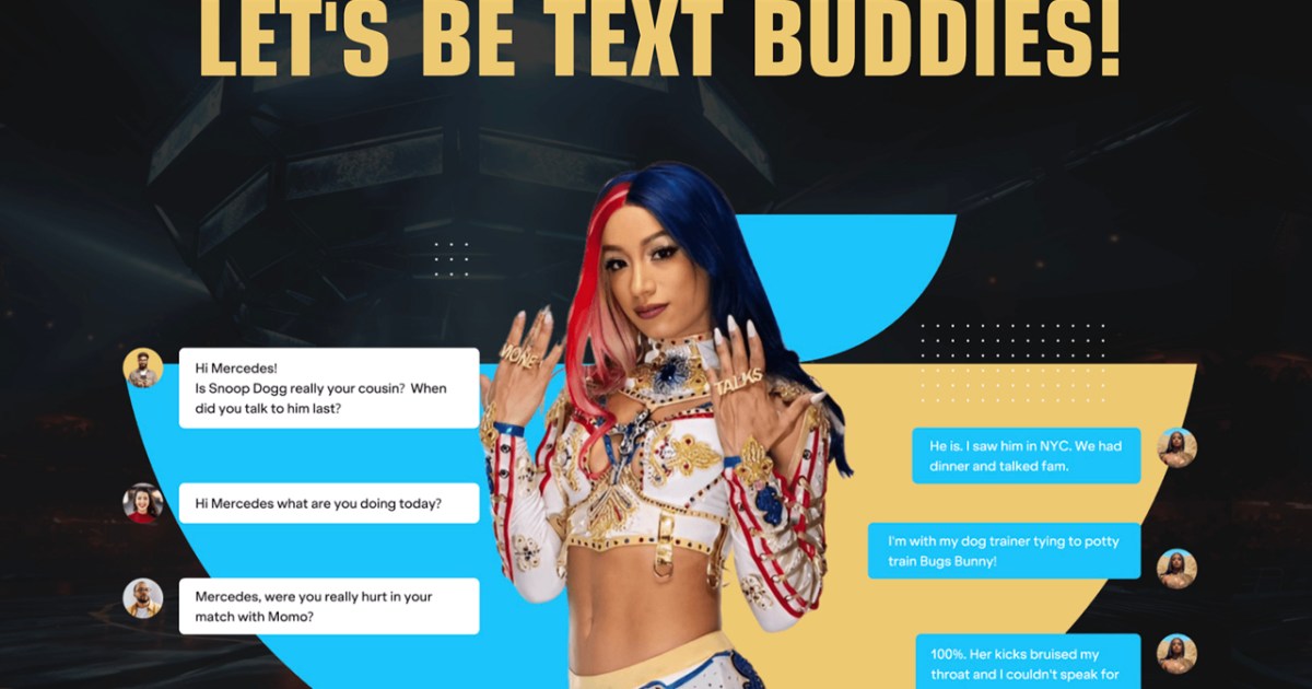 You Can Be Text Buddies With Mercedes Moné For A Low Monthly Fee