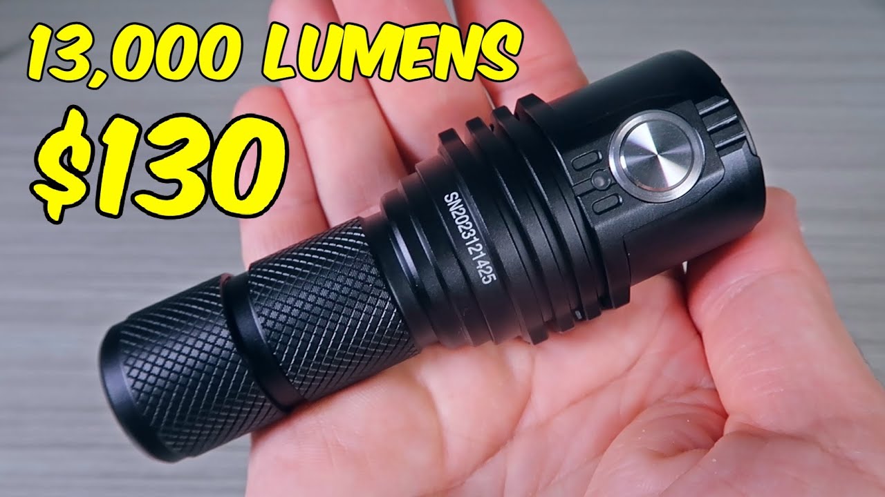 Insanely Bright: 13,000 Lumen Pocket Flashlight Tested