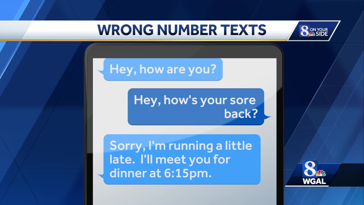 Scammers use wrong number text messages to trick victims