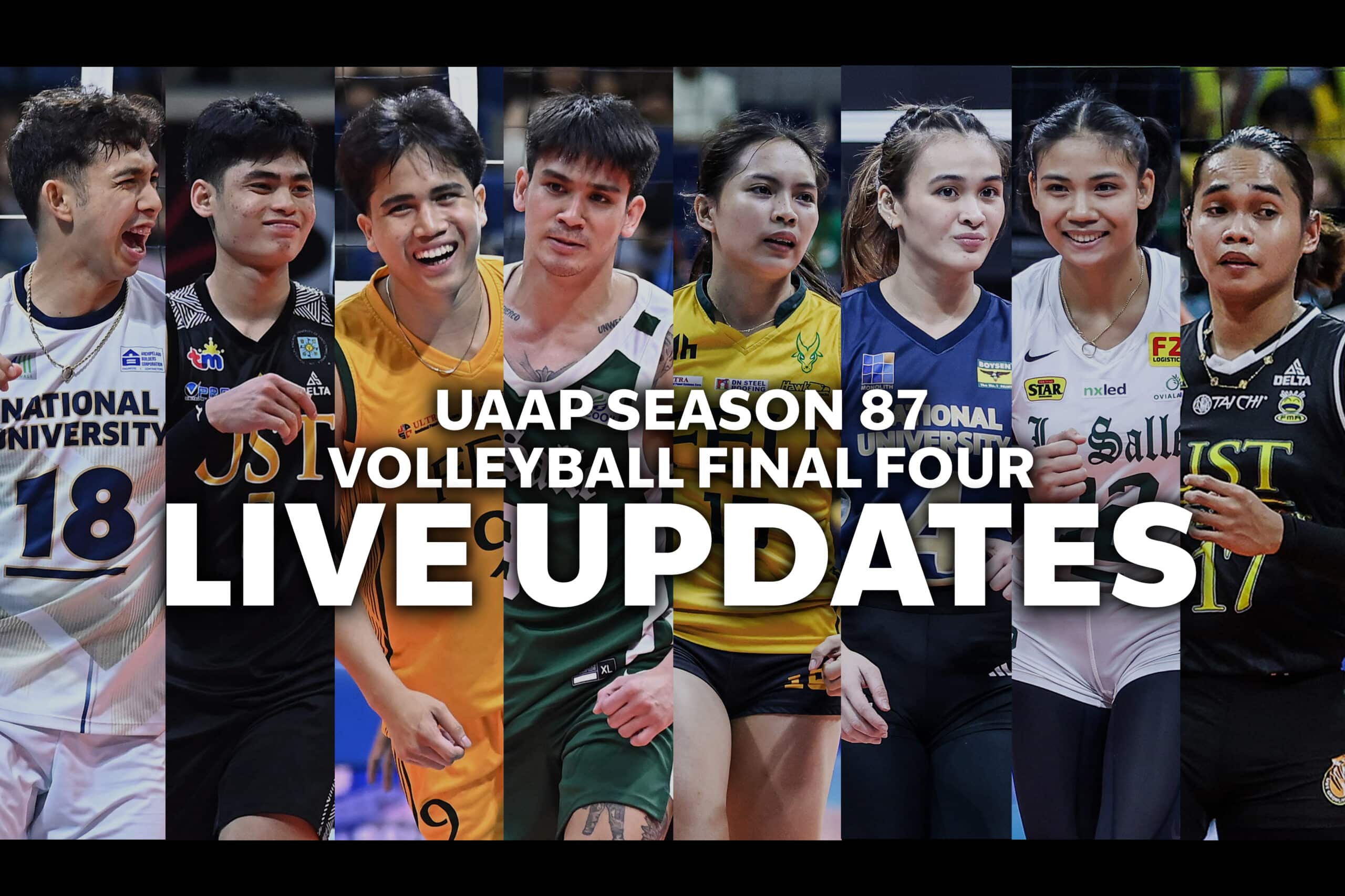 LIVE: UAAP Season 87 volleyball Final Four – Game 1 – May 3
