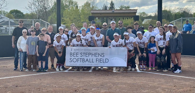 Elmira High School pays tribute to Bee Stephens with rededication of ...