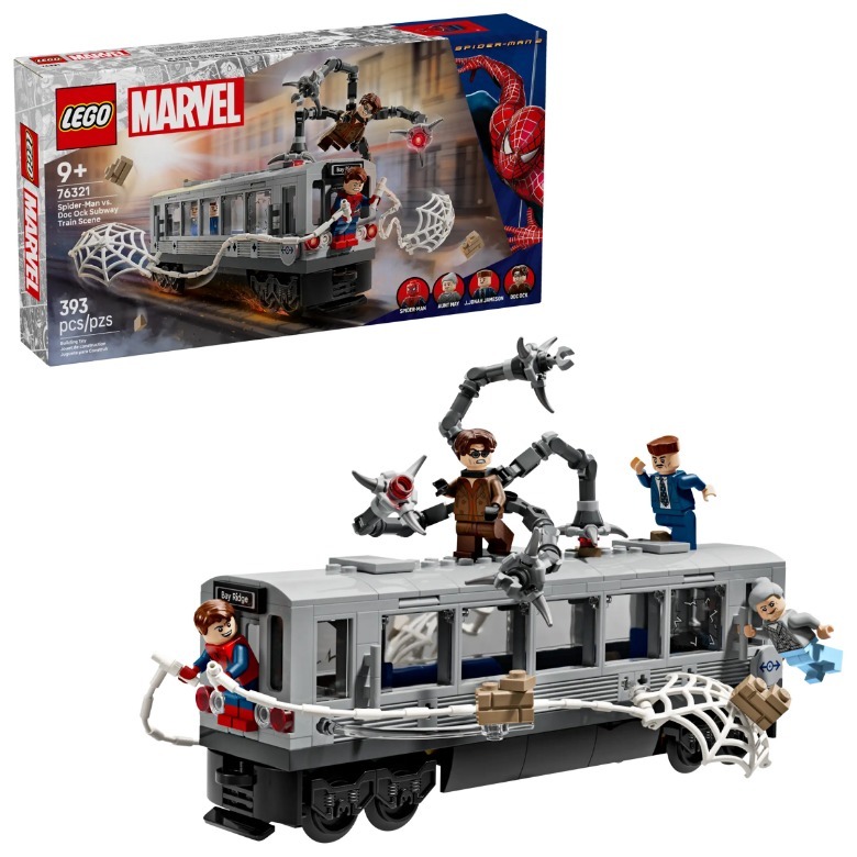 Spider-Man 2's Train Sequence And The Best Batmobile Are Getting LEGO Sets