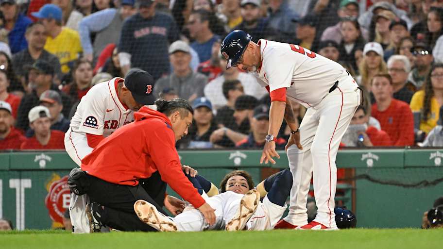 Boston Red Sox First Baseman Triston Casas Carted Off After Suffering ...