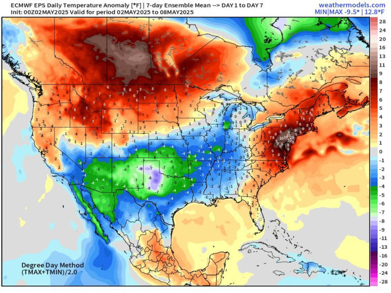 Forecast: Cloudy, cool, isolated showers