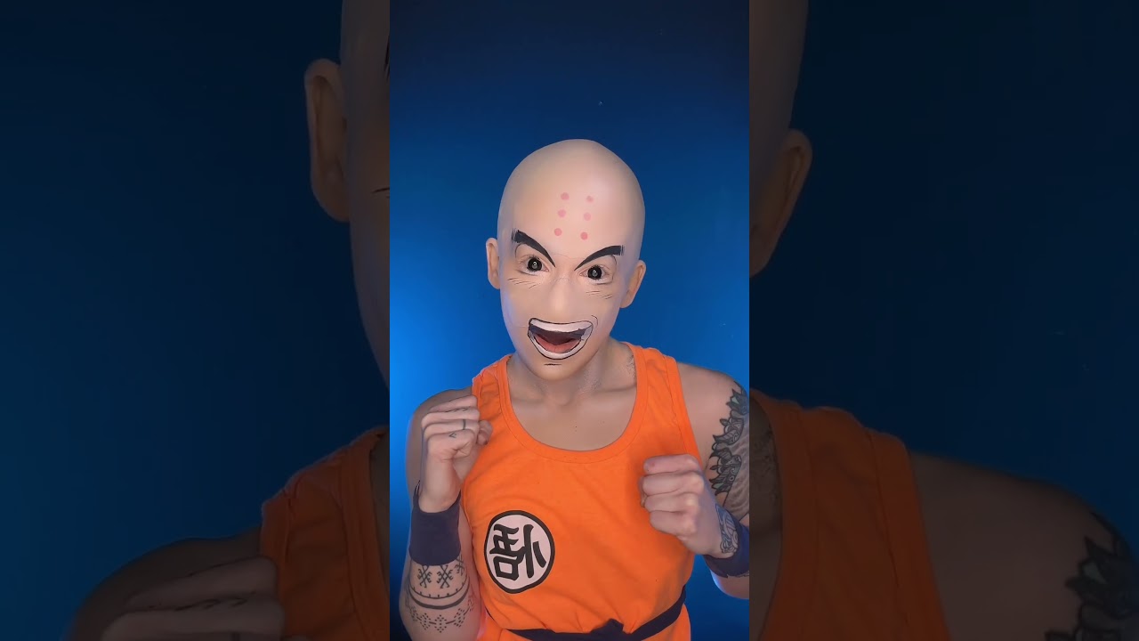Krillin’s Look From DBZ—Easy Makeup Tutorial