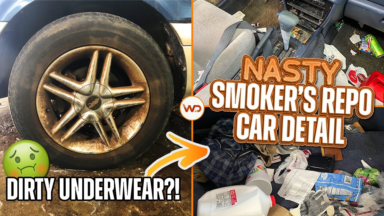 Smoker’s Repo Car Transformed With 16-Hour Deep Clean