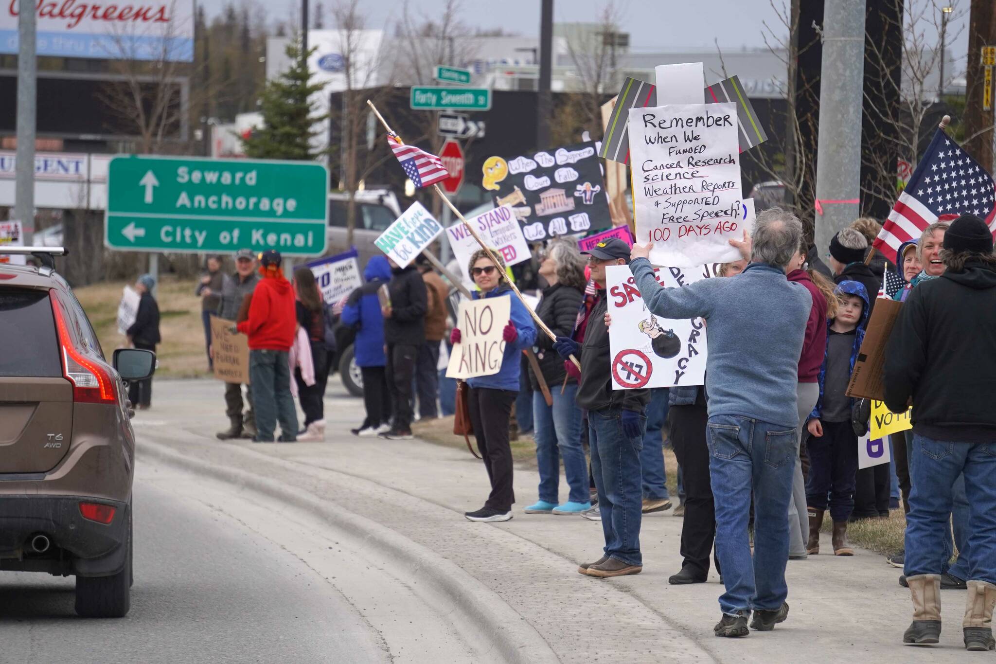 May Day demonstrators champion workers’ rights, protest Trump policies