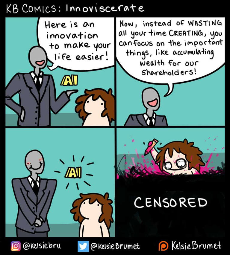 50 Hilariously Clever Cartoons From KB Comics Creator Kelsie Brumet