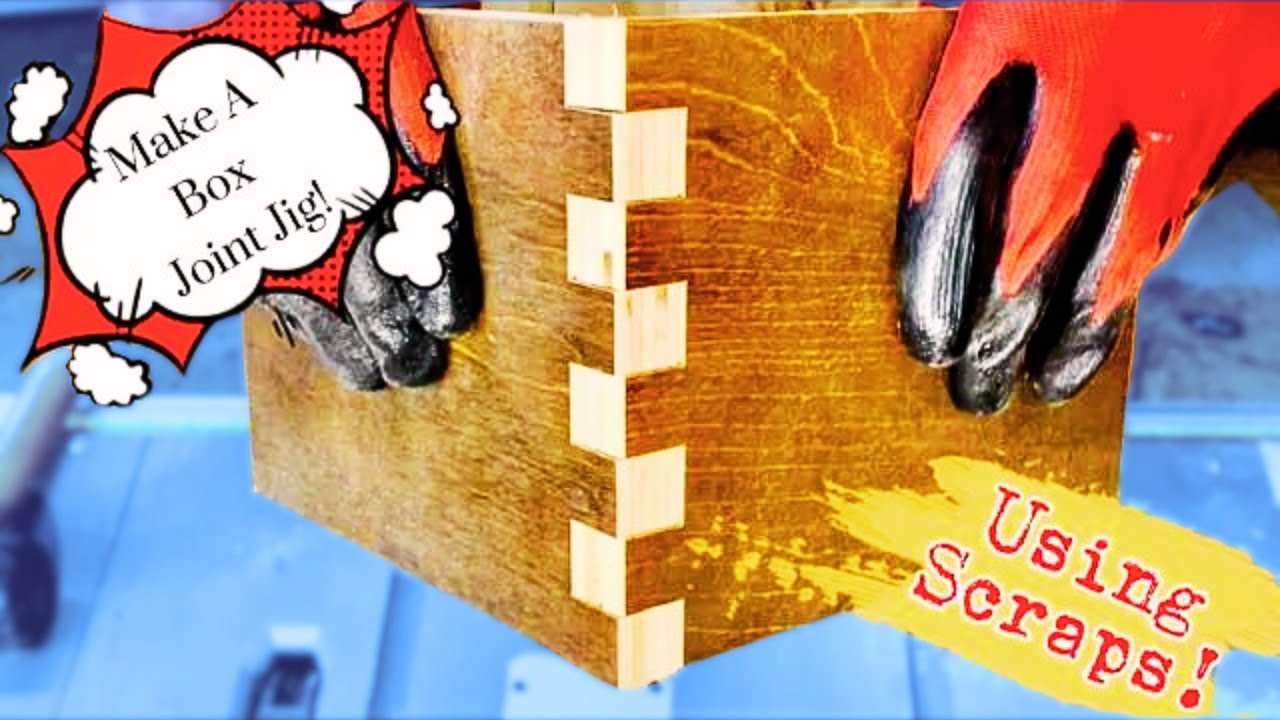 How to build a box joint jig using shop scraps
