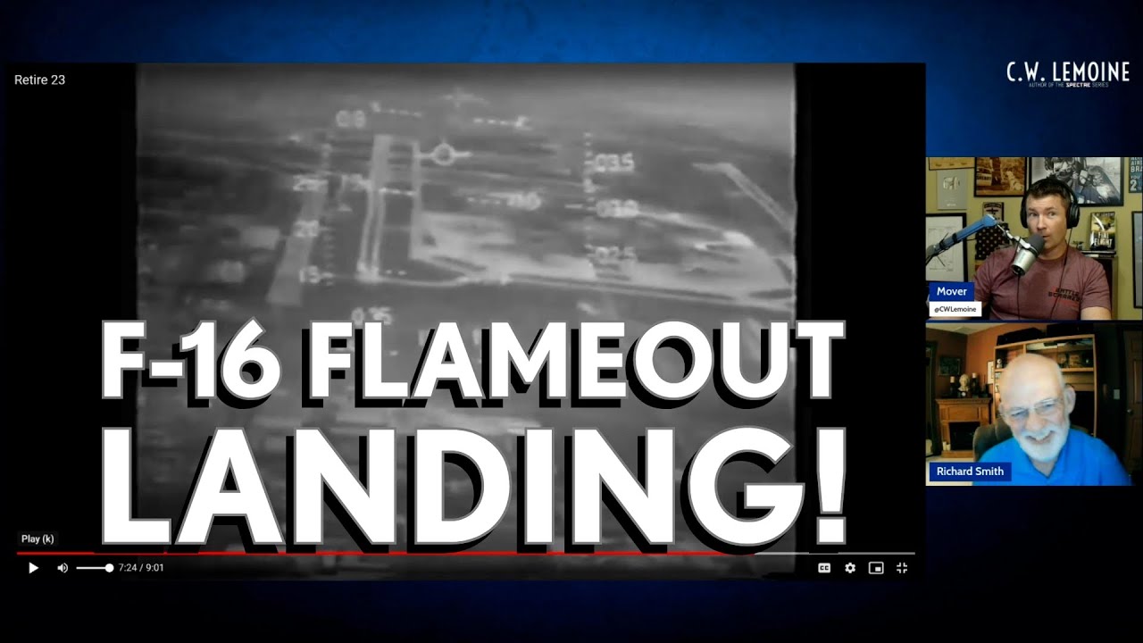Revisiting - Incredible F-16 flameout landing! HUD tape breakdown with ...