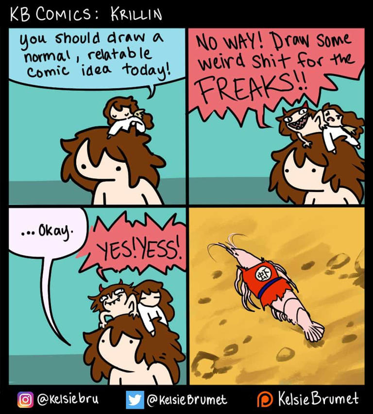 50 Hilariously Clever Cartoons From KB Comics Creator Kelsie Brumet