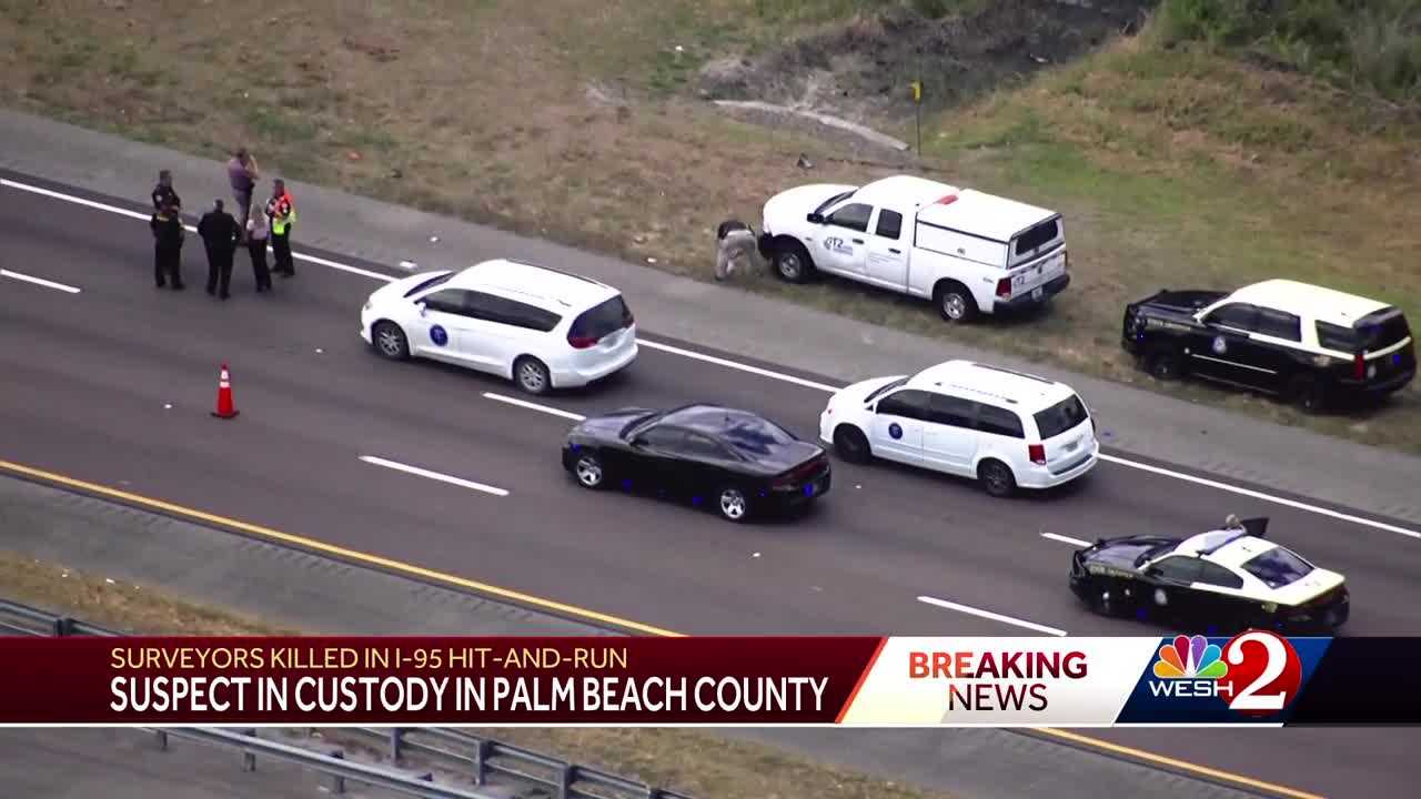 Truck driver arrested after hit-and-run crash that killed 2 surveyors ...