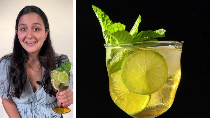 How to Make Green Tea Hugo Spritz