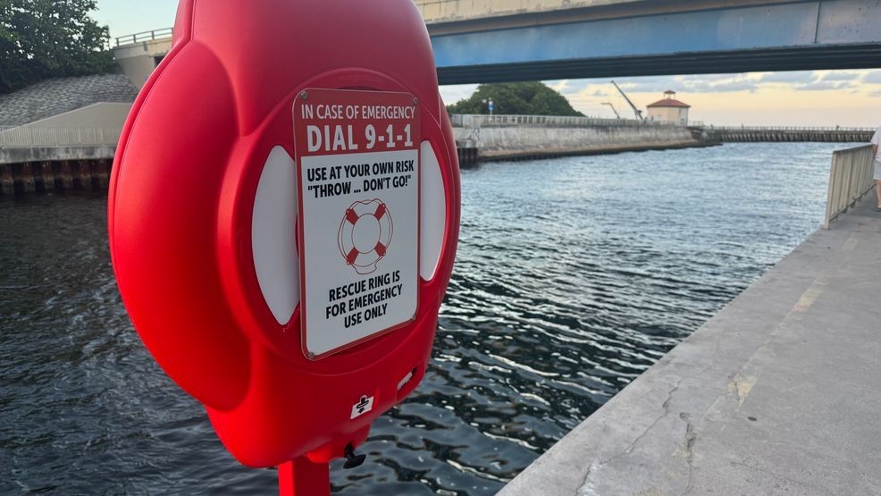 Rescue rings installed near waterways in Palm Beach County to prevent ...