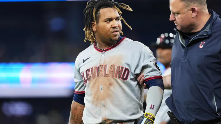 Guardians' Jose Ramirez gets scary injury update after awkward fall