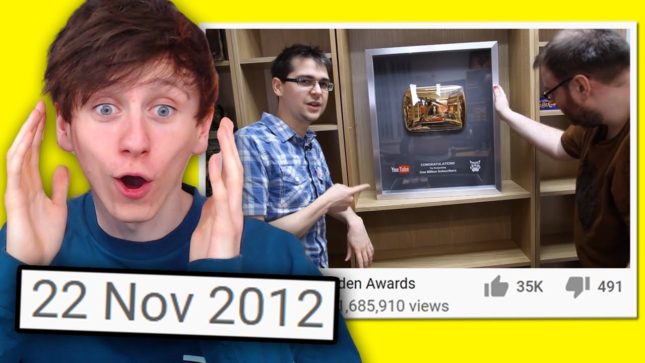 Watching The FIRST Youtube Play Button Video on Youtube!