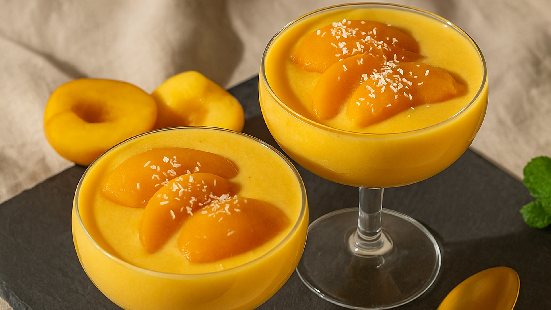 Perzik Kokos Trifle – Makkelijk, Fris en Perfect als Zomers Dessert 🍑🥥