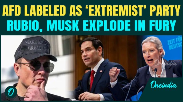 Germany Declares AfD ‘Extremist’; Rubio, Musk SLAMS Move as ‘Tyranny ...