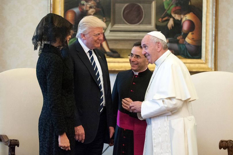 Trump sparks outrage with AI image of himself as Pope weeks after ...