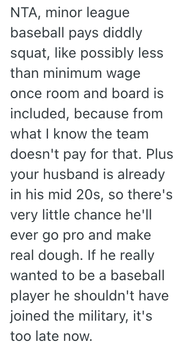 Her Husband Wants To Pursue A Baseball Career, But She Thinks It’s A ...