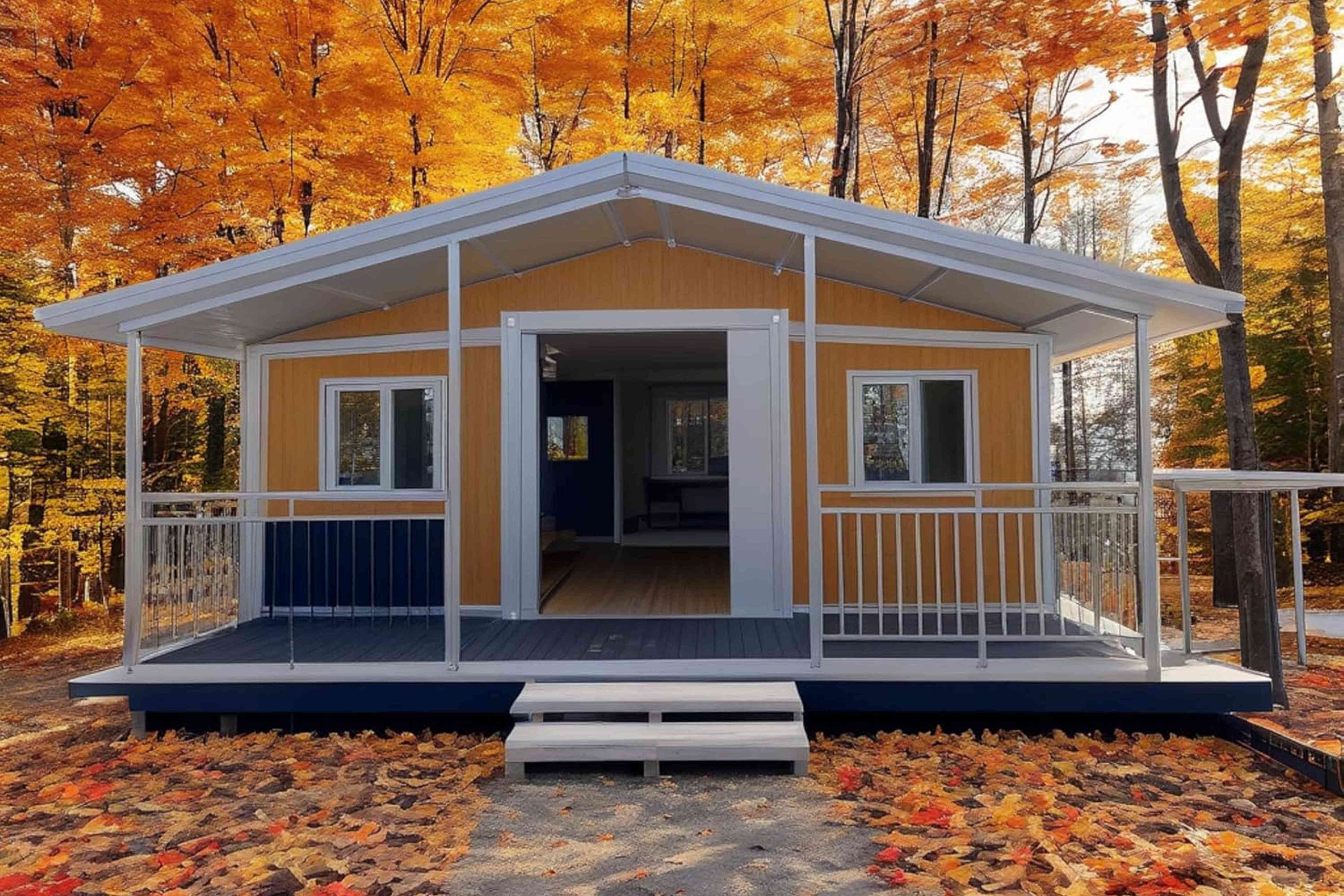 This Spacious Tiny Home Has 2 Bedrooms, a Front Porch, and So Much ...