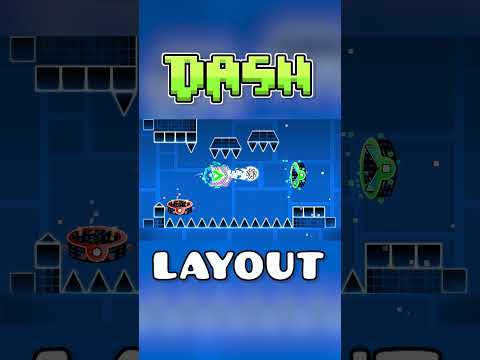 Dash layout I Geometry Dash 2.2 shorts #shorts #geometrydash