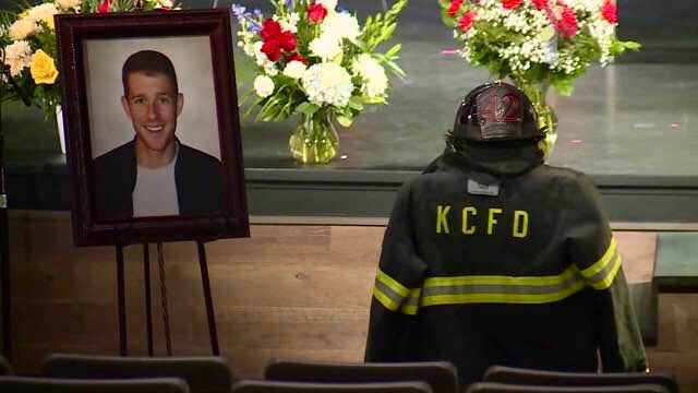Fallen firefighter paramedic Graham Hoffman remembered at somber service