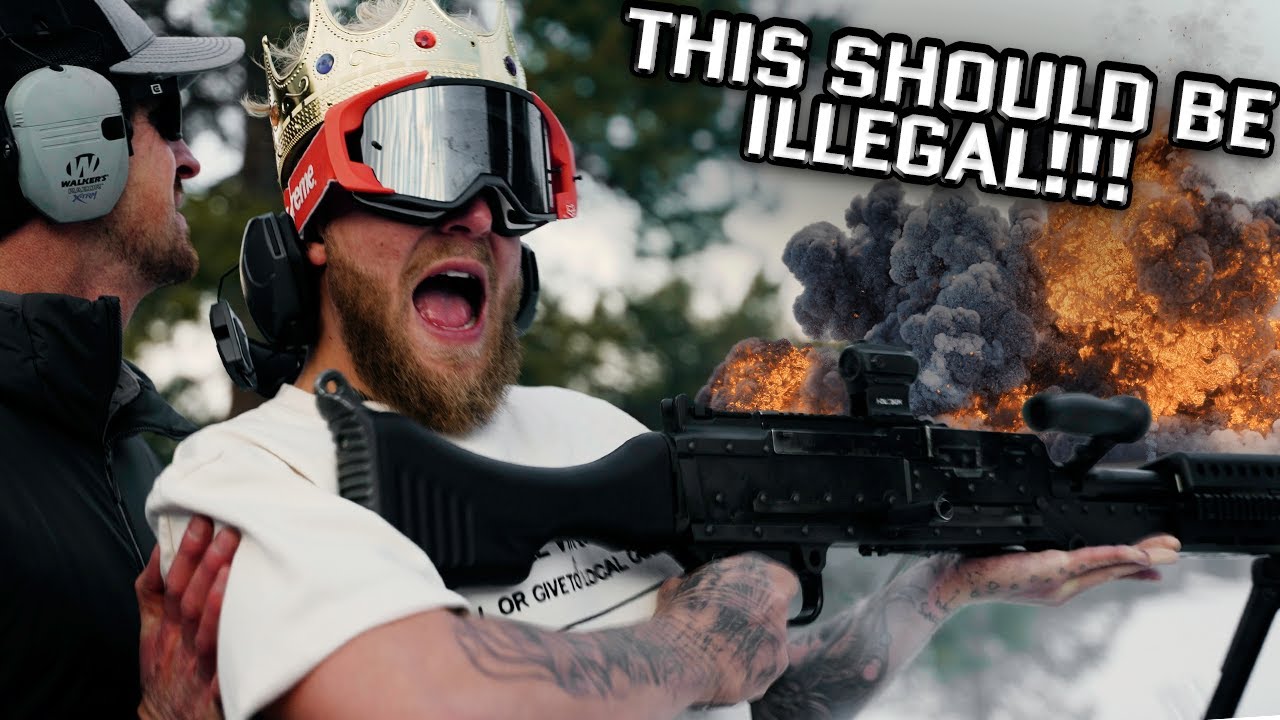 Jake Paul reacts unexpectedly to a surprise snowed-in party