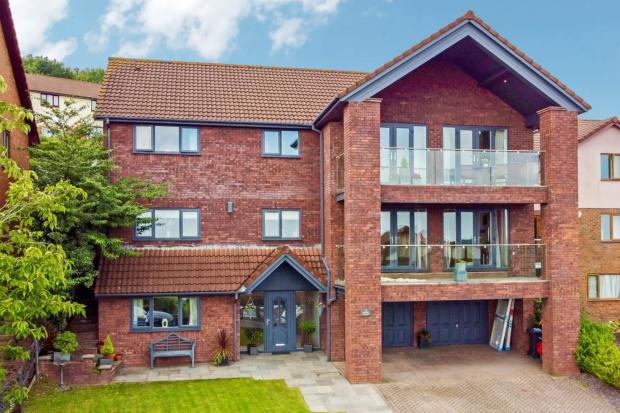 Four-bedroom house overlooking River Usk goes on market