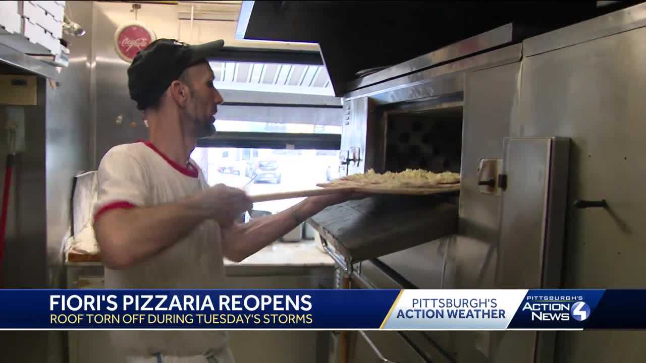 Fiori's Pizzaria reopens with repaired roof