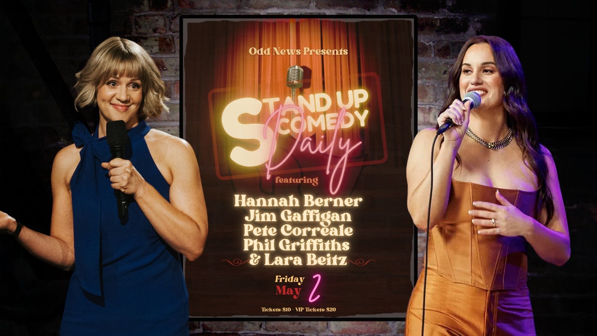 Daily Laughs From the World of Stand-up (5/2)