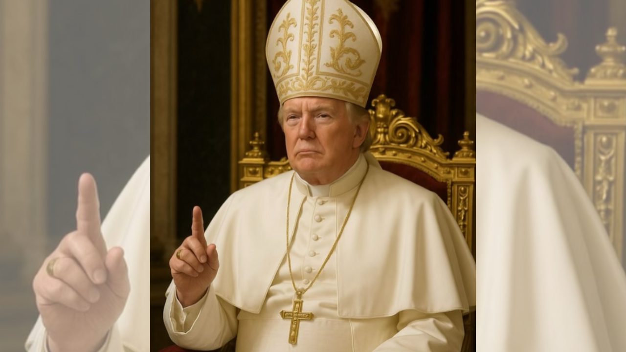 Pope Trump? POTUS Shares AI Image as Pope After Joking He’d ‘Like to Be ...