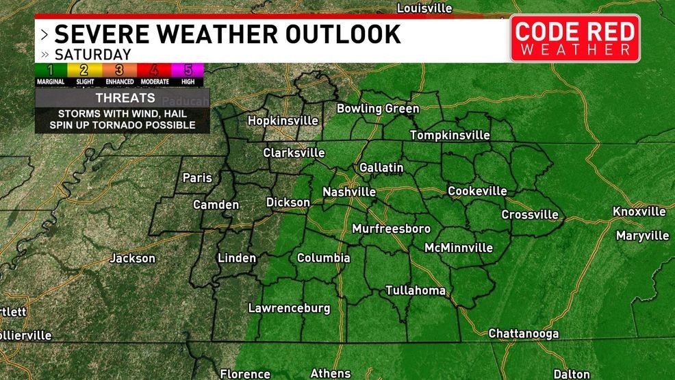 Severe weather threat expires for Middle Tennessee, Southern Kentucky