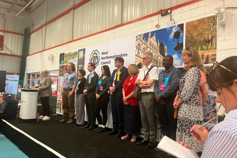West Northamptonshire local elections 2025: Reform UK gains majority ...