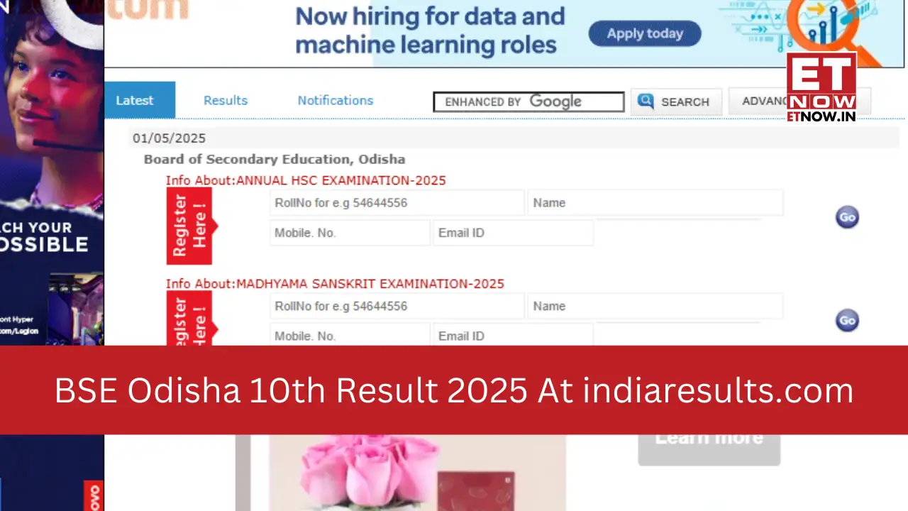 BSE Odisha 10th result 2025 HSC Link at indiaresults.com; Steps to ...