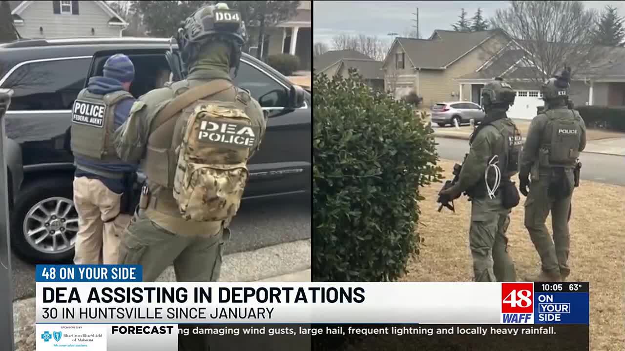 DEA agents have assisted in over 60 immigration arrests in Alabama ...