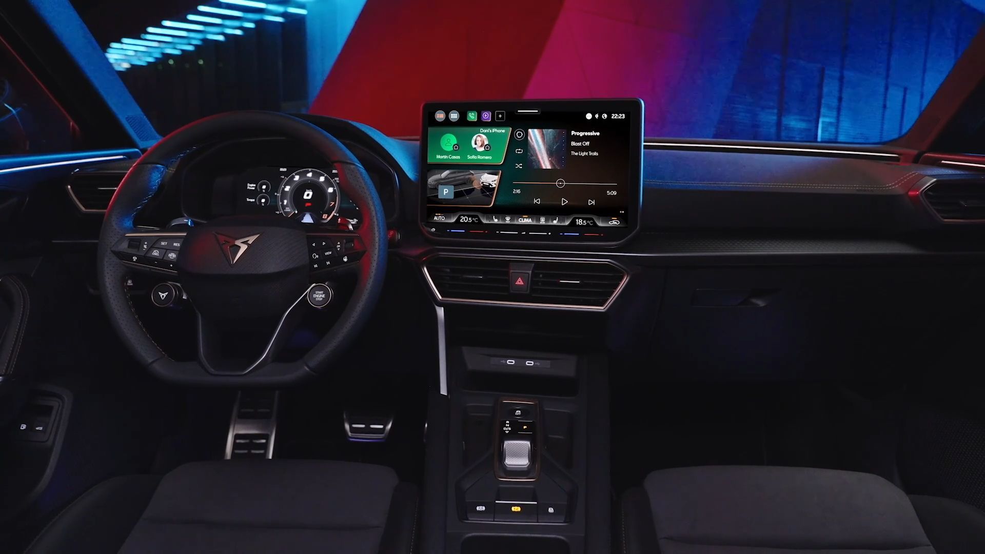 Der neue CUPRA Leon und der neue CUPRA Leon Sportstourer - Infotainment ...