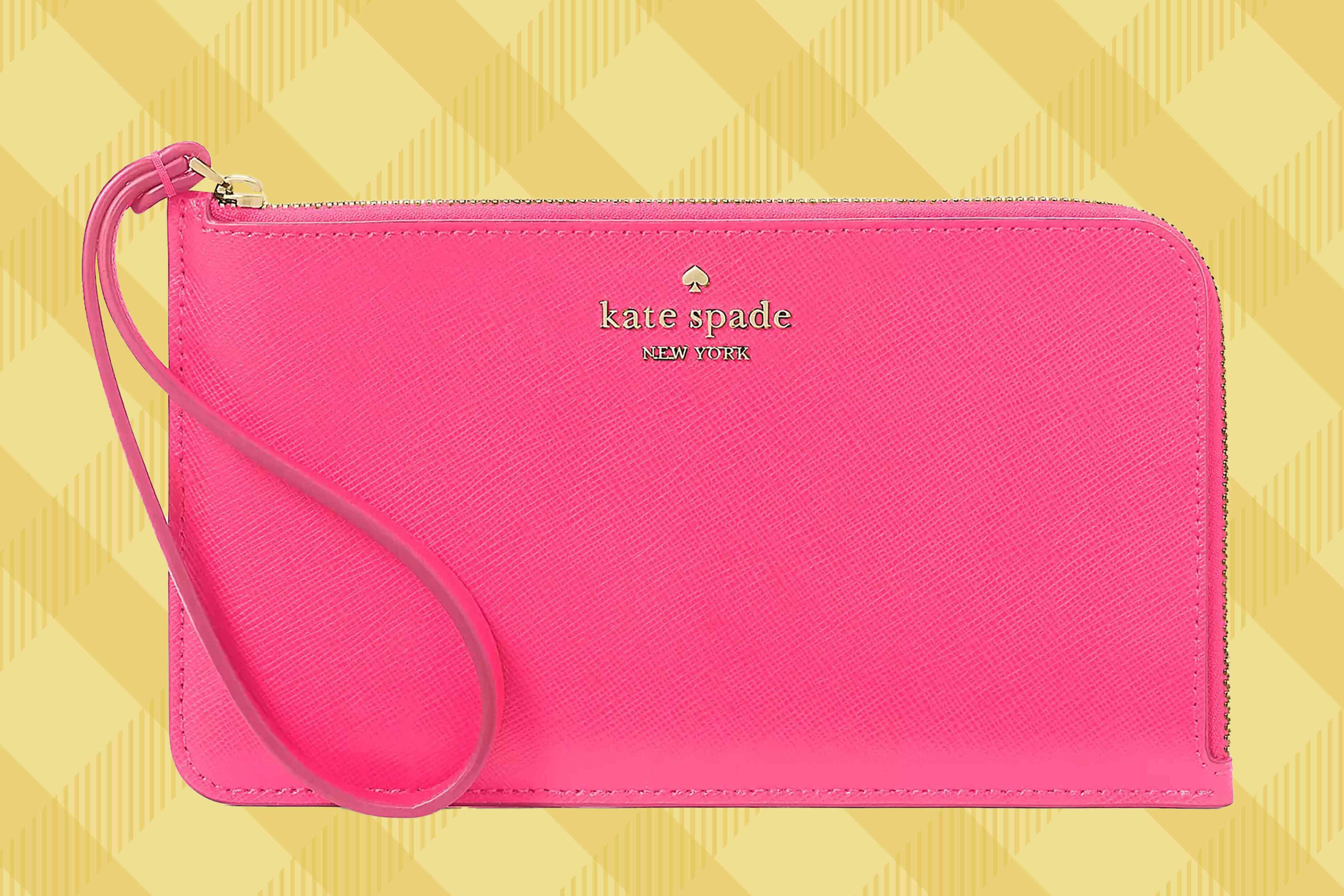 Kate Spade Outlet’s Timeless Wristlet Is 72% Off, And This Hot Pink ...