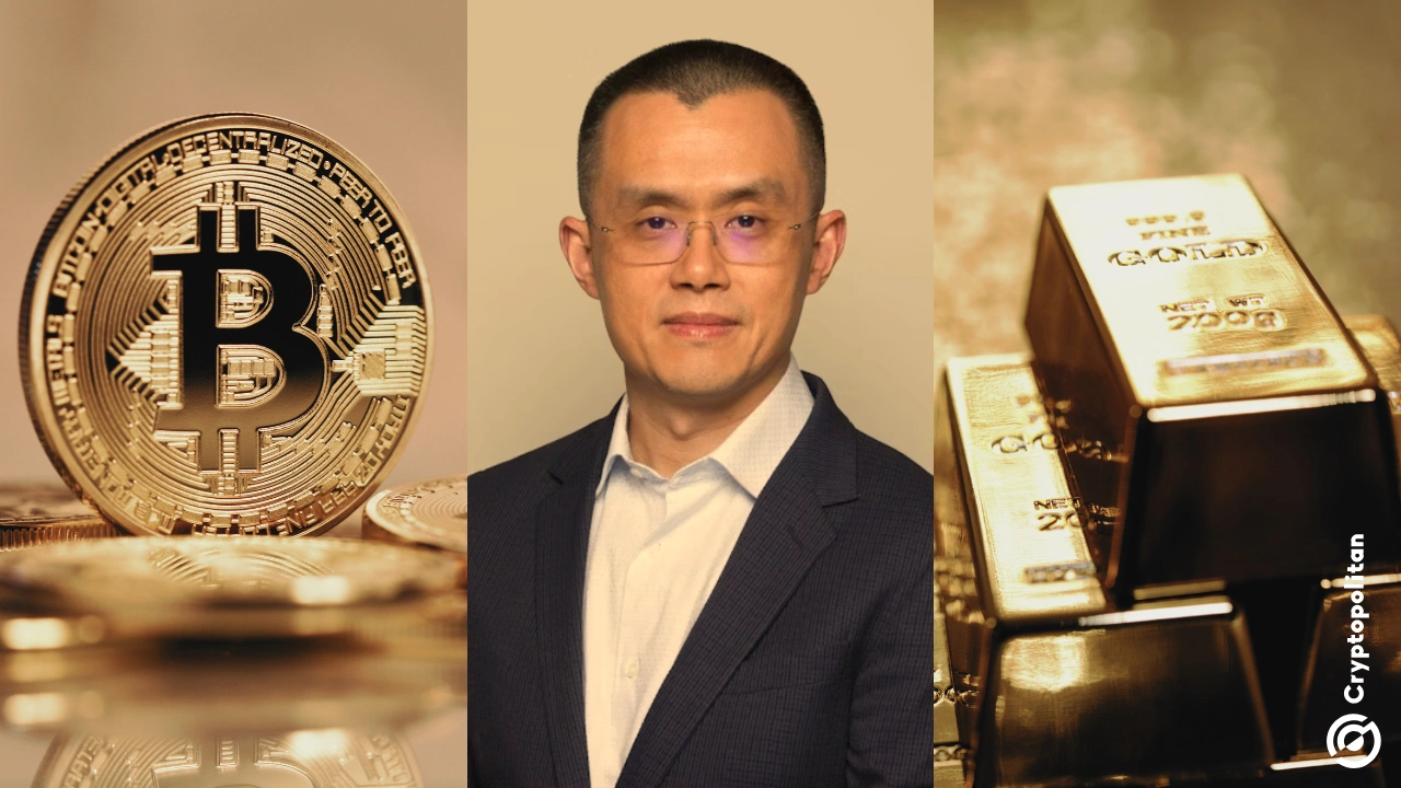 Binance’s CZ says gold is ‘not a limited supply asset,’ so it can’t beat Bitcoin